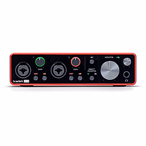 Focusrite Scarlett Solo Studio USB Audio Interface Bundle with XLR Cable and Polishing Cloth