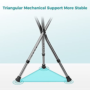 Folding Cane with Seat,Adjustable Walking Stick for Seniors,Lightweight Walking Cane with LED Light,Height Adjustment Cane Seat,Portable Cane Chair,Sturdy Crutches Stool,Supports up to 250 lbs