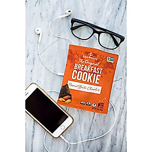 Erin Baker's Breakfast Cookies, Peanut Butter Chocolate, Whole Grain, Non-GMO, 3-ounce (Pack of 12)