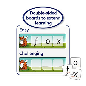 ORCHARD TOYS Moose Games Match and Spell Game. A Fun, First Reading and Spelling Game. 2 Ways to Play. Age 4+. 1-4 Players