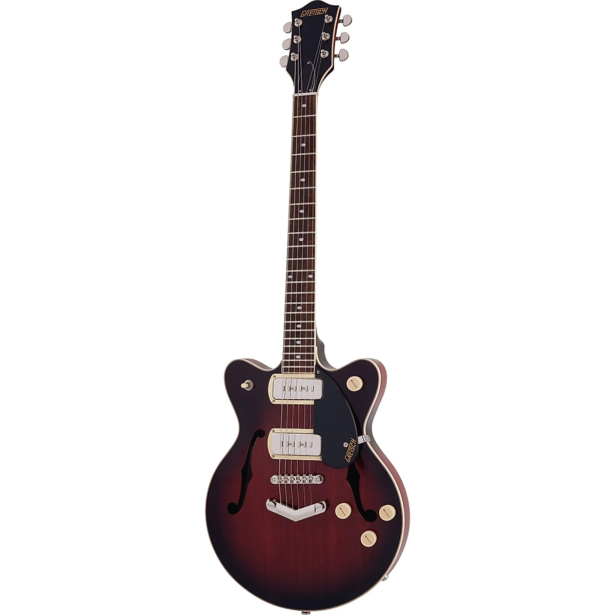 Gretsch G2655-P90 Streamliner Center Block Jr. Double-Cut P90 Electric Guitar - Claret Burst