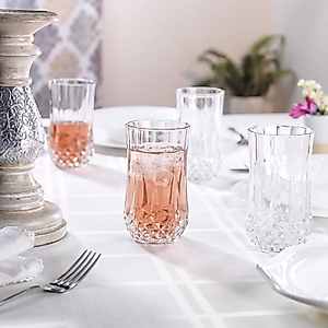 Cristal D'Arques Longchamp Highball Tumbler, 360ML, Set Of 6