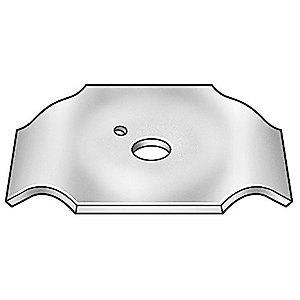 Grating Fasteners, GTW, Grating Clip, Top, 1-2 Bar H, PK100