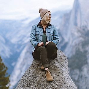 MONBENTO - Insulated Water Bottle MB Steel Jungle 17 Oz - Stainless Steel - Leakproof - Infuser - Hot/Cold for Up to 12 Hours - Tea, Coffee - BPA Free - Food Grade Safe - Nature Pattern - Green