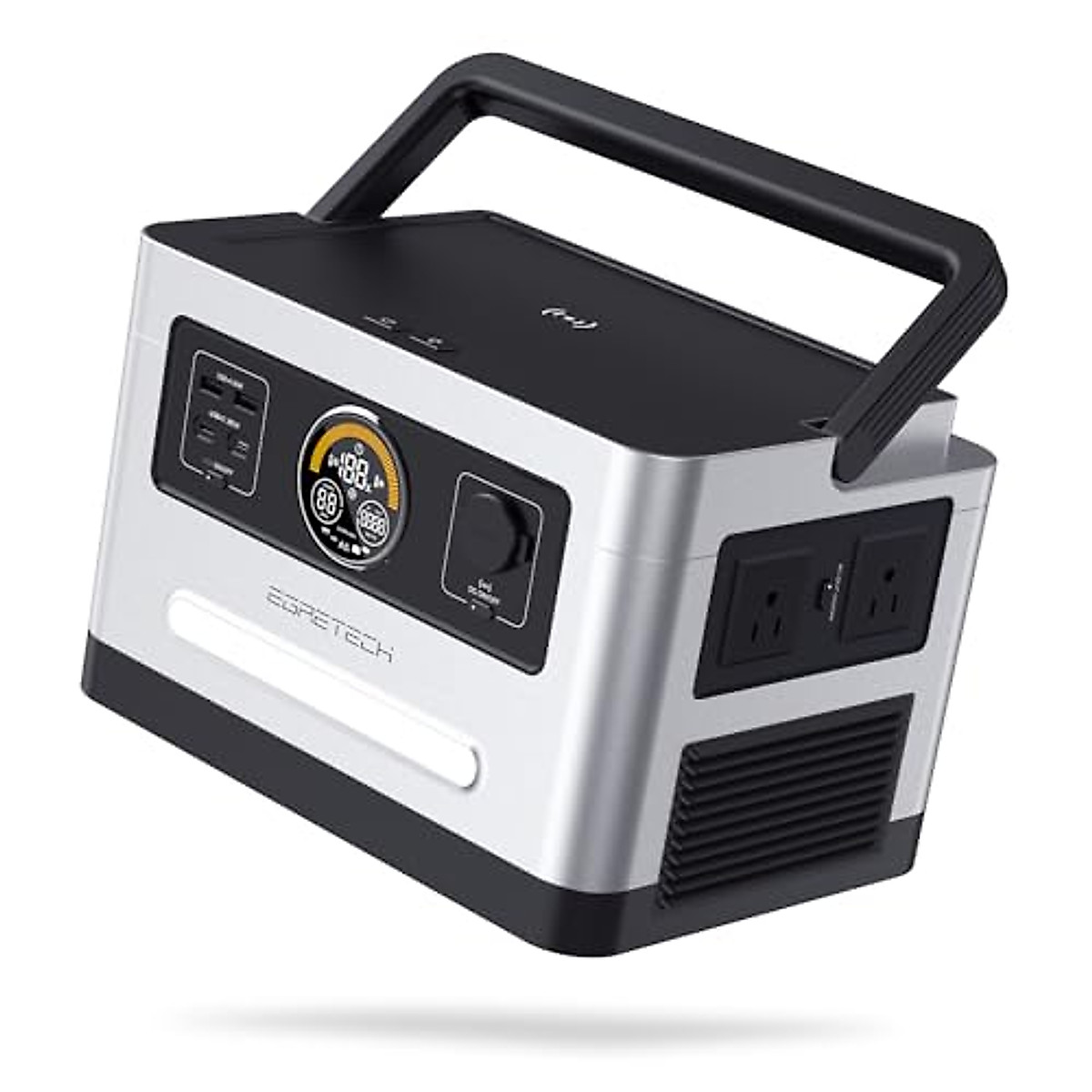 EGRETECH Sonic 1200W Portable Power Station 999Wh, Solar Generator with Peak Power 2400W, Fast Recharge in 60 Minutes from 0% to 80%, 2x 100W USB-C Charging (PD 3.0)