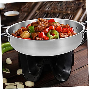 HEMOTON 3pcs Soup Pot Stainless Steel Saute Pan Butter Melting Pot Seafood Boil Pot Ramen Pot Korean Cooking Pot Kitchen Pot Noodles Cooking Pot with Handle Home Supplies Home Cook Pot