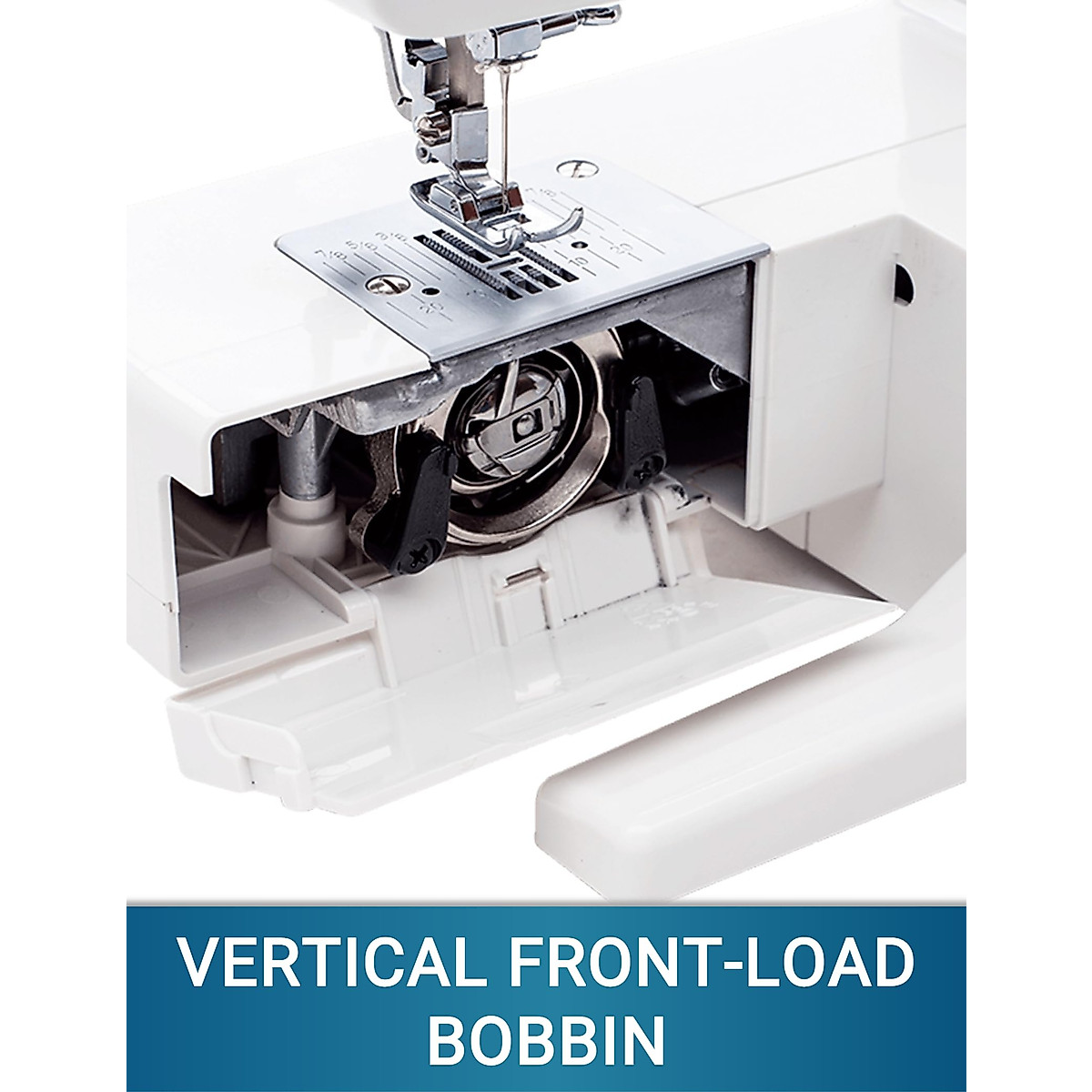 MILLEPUNTI Sewing Machine with 25 Stitches Automatic Needle Threader and Bobbin Winder Include 4 Feet and Accessories Perfect for Beginners Quilting and DIY MKR45