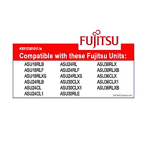 Fujitsu General UTRFA13-1 K9315361011 Mini Split Filter
