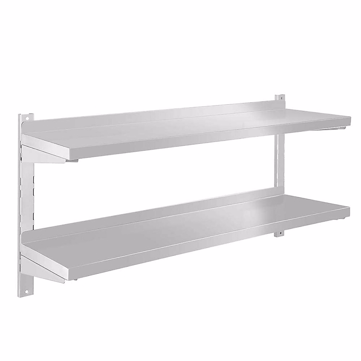TAIMIKO Stainless Steel Wall Shelf Commercial (Restaurant, Bar, Home, Kitchen, Laundry, Garage and Utility Room) (47.2" x 12.6")