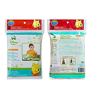 Disney Winnie The Pooh Table Topper Disposable Stick-on Placements in Reusable Package, 50 Count, Basic (10165)