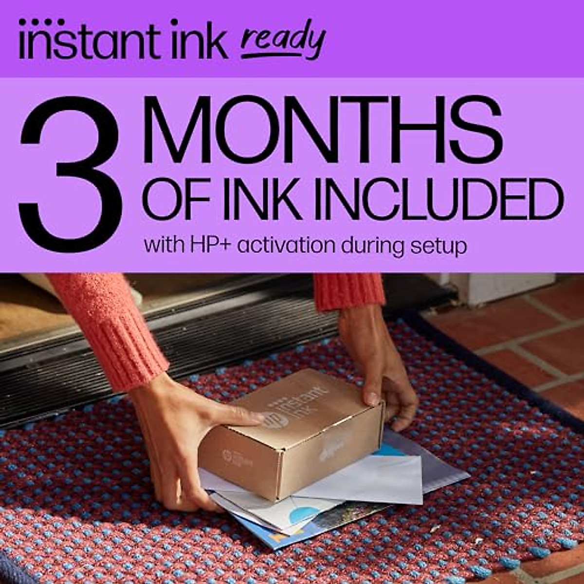 HP OfficeJet Pro 8135e Wireless All-in-One Color Inkjet Printer, Print, Scan, Copy, Fax, ADF, Duplex Printing, Best-for-Home Office, 3 Months of Instant Ink included (40Q35A)