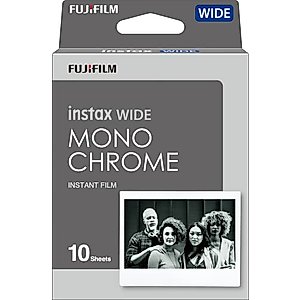 Fujifilm Instax Wide Monochrome Film - 10 Exposures