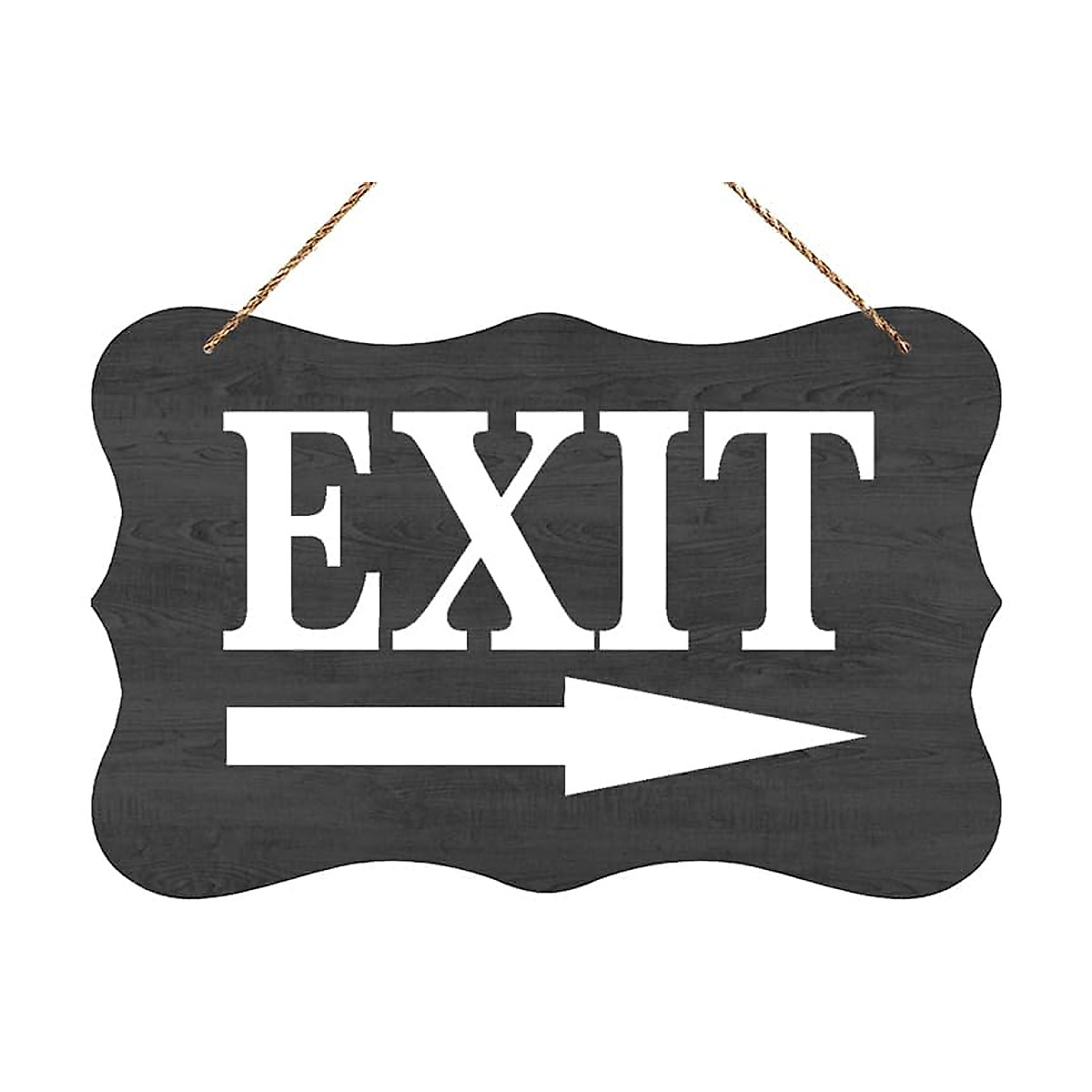 Wooden Door Hanging Signs Exit Sign Restaurant Boutique Salon Signage Bundle Available Wooden Plaque Sign Home Wall Art Decor For Living Room Bedroom Farmhouse Office 10x5Inch