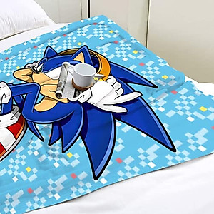 Cartoon Blanket,Ultra Soft Flannel Fleece Blanket Stylish Bedroom Living Room Sofa Warm Blanket for Family (Pic 2, 50 x 40 inches)