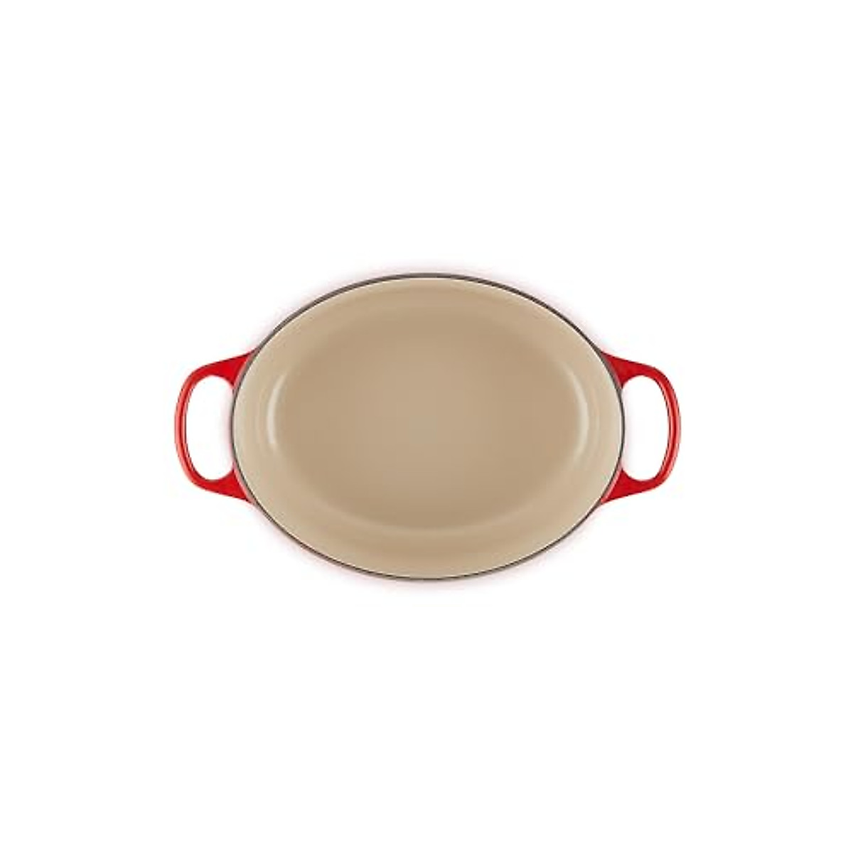 Le Creuset Enameled Cast Iron Signature Oval Dutch Oven, 2.75 qt., Cerise