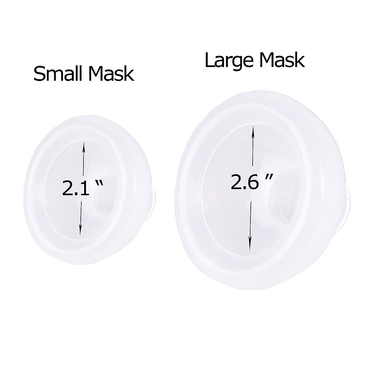 Free-Space Dog Inhaler Spacer,Specifically Designed for Dogs,with Round Shape Silicone Mask,Dog Aerosol Chamber Include 2 Mask for Best Fit(for Dog)