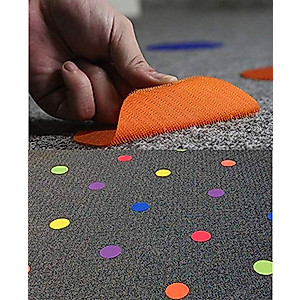 PENTA ANGEL Spot Markers 24Pcs Round Floor Spots Carpet Mark Circles Sitting Dots for Teachers Classroom Preschool Kindergarten Elementary for Training and Drills, 4 Inch