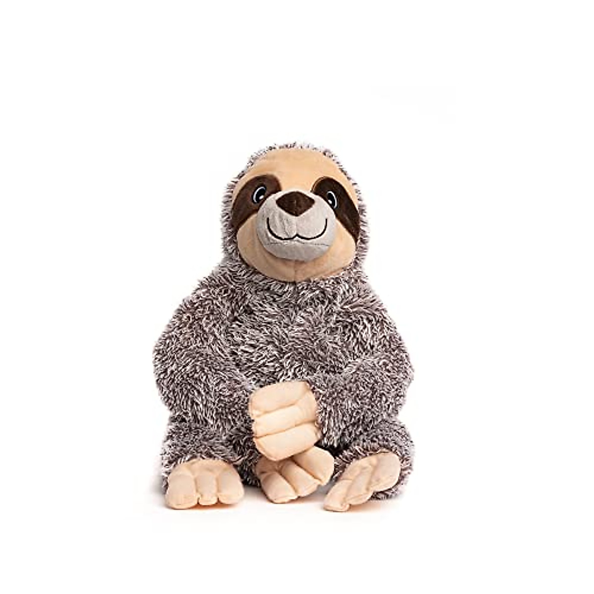 fabdog Fluffies Dog Toys - Squeaky Plush Dog Toy for All Breeds - Cute Animal-Themed Puppy Toys Make for Ideal Gift - Fun Nylon Dog Toys with Squeak| Large Sloth