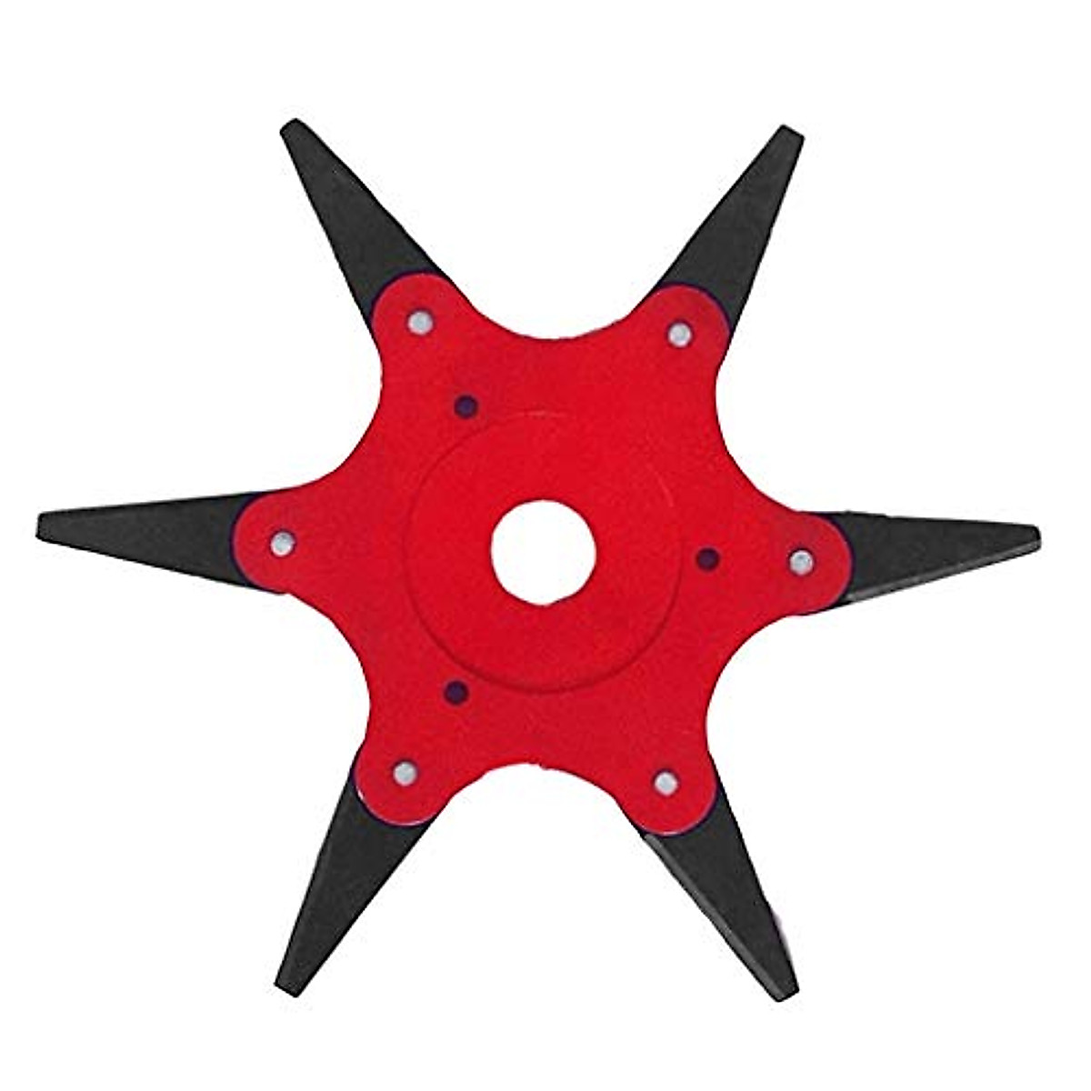 Sothread(TM) 6 Steel Blades Lawn Mower Grass Eater with Trimmer Head Brush Cutter Tool Walk-Behind Lawn Mowers Garden Clean Accessories