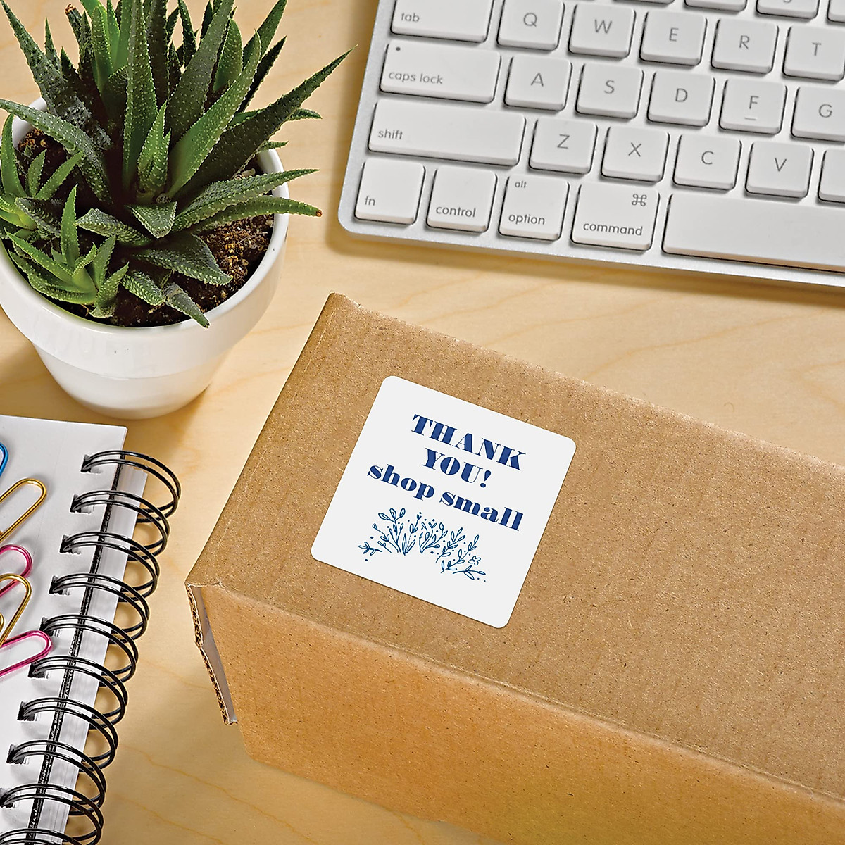 Avery Matte White Square Labels with Sure Feed, 2.5" x 2.5", 225 Matte White Printable Labels