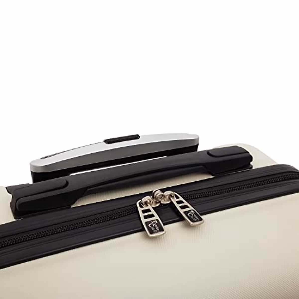 Travelers Club Richmond Spinner Luggage, Bone, Carry-On 20-Inch