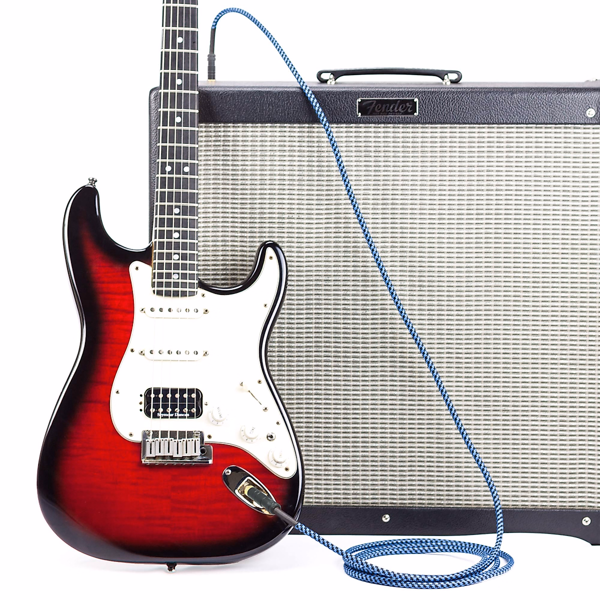 Gig Snake 10FT Blue & 10FT Red Guitar Cable Bundle