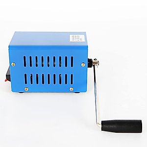 20W Hand Cranked Generator Multifunction Portable USB Charging Emergency Dynamotor Manual Hand Crank Generator for Outdoor Camping Survival Activities Phone Charger