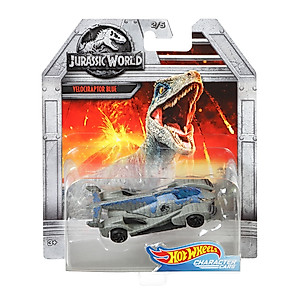 Hot Wheels Jurrasic World Velociraptor Blue, vehicle