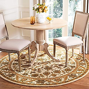 SAFAVIEH Antiquity Collection 2' x 4' Olive / Gold AT52A Handmade Traditional Oriental Premium Wool Accent Rug