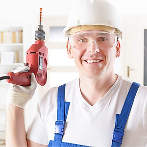 10 Pcs Drill Bits, Triangle Drill Bit, Multifunctional Drill Bits, Punching Drill Bits for Concrete, Tile, Glass, Ceramic, Brick, Wood and Plastic, Bits for Power Drills, 6/8/10/12 mm (Orange)