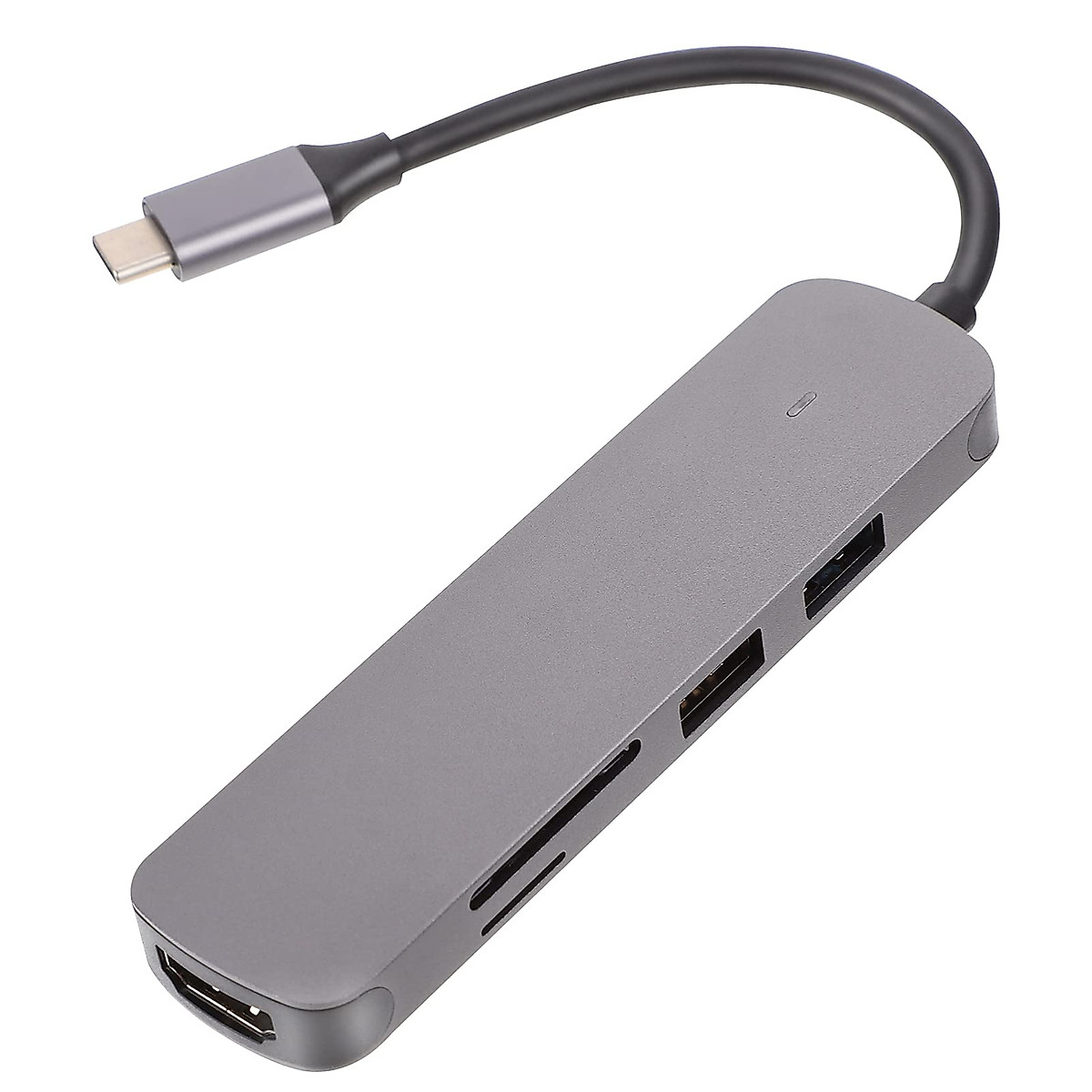 OSALADI USB Adapter USB Ethernet Adapter USB Hubs 1Pc Type Hub USB Hub Dock Station 5- in- 1 Phone Computer Laptop Converter Computer Adapter USB Docking Station USB Ethernet Adapter