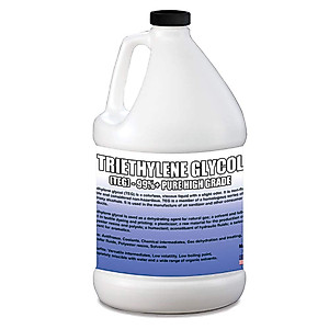 Triethylene Glycol - 99%+ Pure - Highest Possible Purity - in Safety Sealed HDPE Containers with Resealable Cap 1 Gallon (128 Oz.)