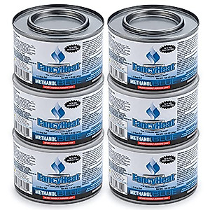 Food Warmer Gel Cans for Chafing Dish (Set of 6 Gel Warming Cans) - Food Warmers for Parties, Buffet Trays, Catering Dishes - Disposable Chafing Burners to Keep Food Warm - Best Food Heaters