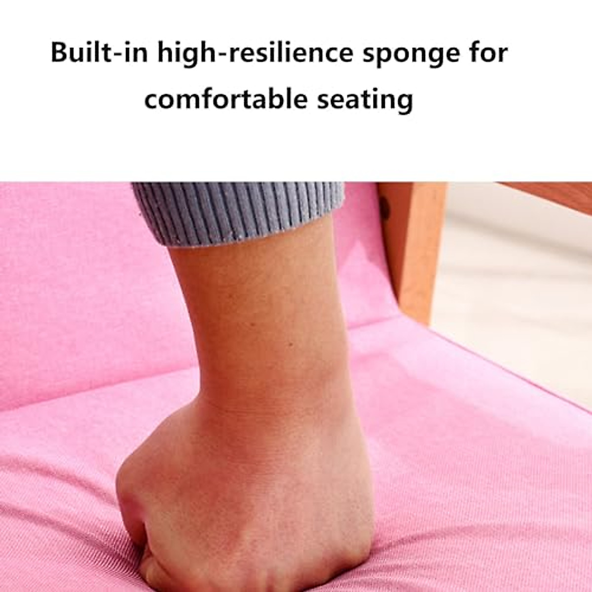 Kids Sofa, Children Armrest Chair with Pattern, Toddler Furniture W/Sturdy Wood Construction for Boys & Girls, Lightweight Children Sofa Chair (Color : H)