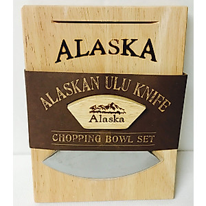 Ulu Knife with Small Chopping Bowl (1)