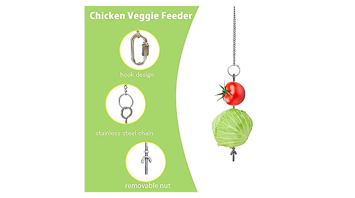 WDSHCR Chicken Toys Xylophone & Feeder Pack for Hen Coop