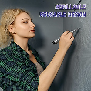 TiGilt Paint Touch Up Pens Pressable Fillable Touch Up Paint Pens For Walls Furniture Cabinet Window Door Crafts Refillable Paint Pen Touch Ups Kit. Easy, Ready to Use, 3-Pack