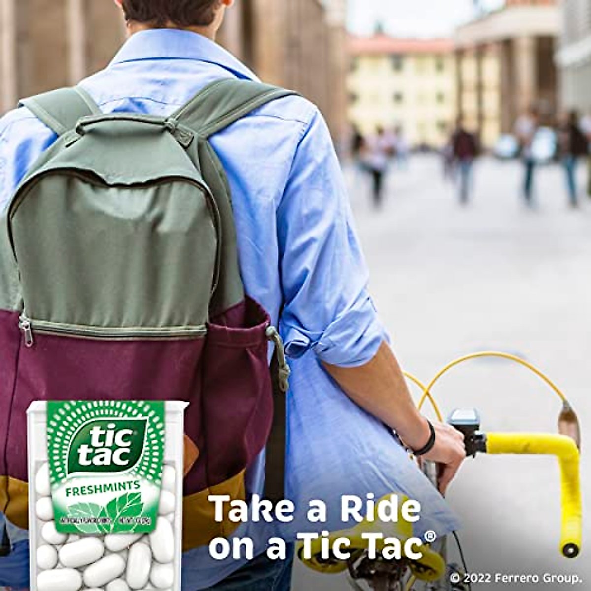 Tic Tac Freshmint Breath Mints, On-The-Go Refreshment, Easter Basket Stuffers, 1 oz, 12 Count