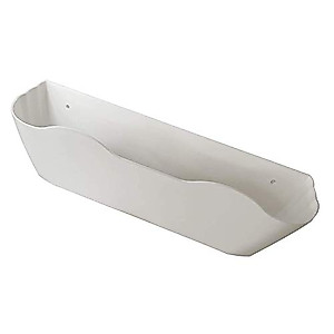 MEOLY Wall Mounted Shoe Rack 4pcs Pack Plastic Hanging Over Door Shoe Rack Storage Organizer Holder Hanger with Adhesive Tape (White)