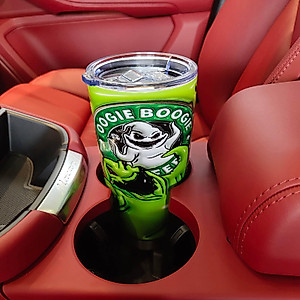 LAZYKITTY 3D Inflated Oogie Boogie Nightmare Before Christmas Tumbler Cup with Straws and Lid, Nightmare Before Christmas Gift for Men Women, Stainless Steel Vacuum Insulated, Epoxy Coated, 20 Oz