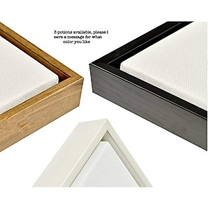 DIY Floating Frame for 12X16"/30.5X40.7cm Canvas,0.6-0.8"/1.5-2cm Deep.Picture Art Wall Décor,Art Canvas Black Frame,a Frame Kit,Cut to Pieces,No Canvas Included