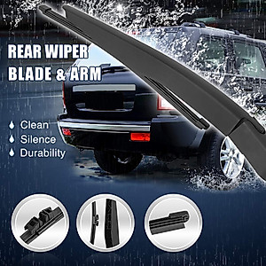 X AUTOHAUX Rear Windshield Wiper Blade Arm Set for Ford Explorer 2011-2019 11 Inch 285mm