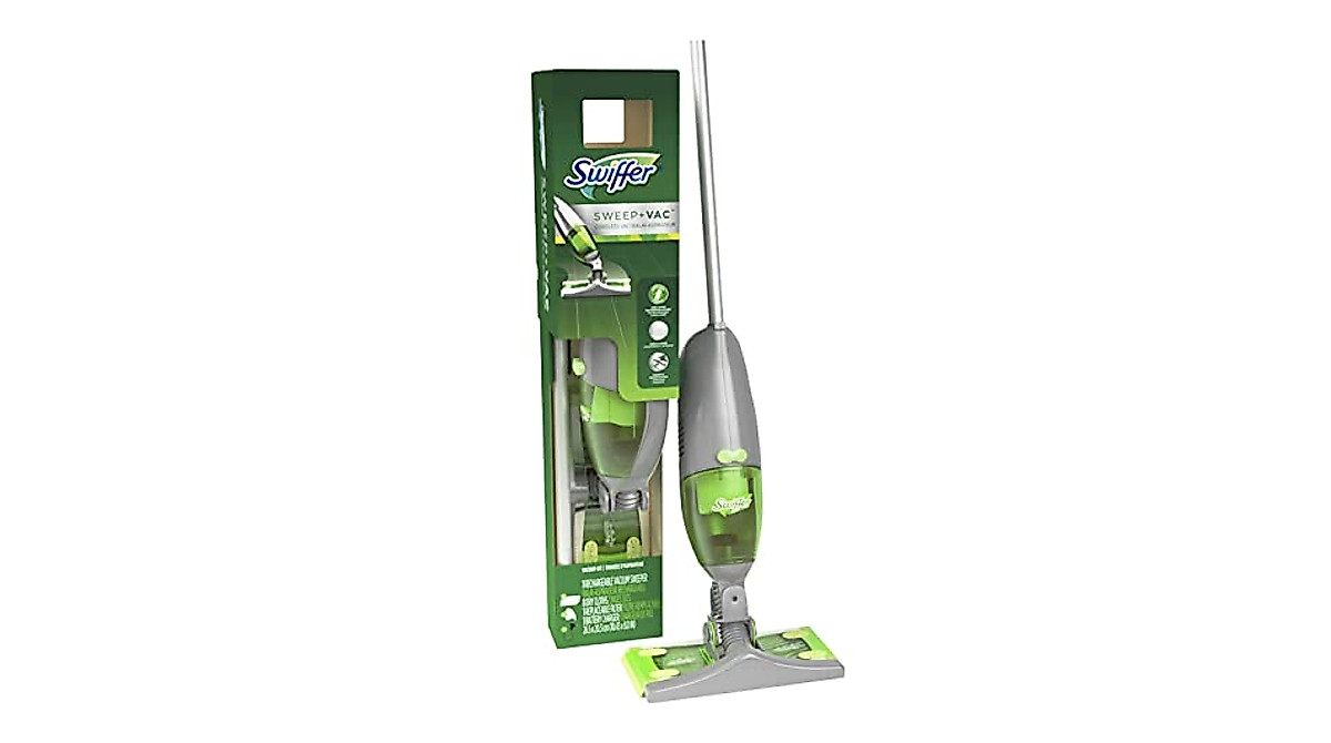 Swiffer Sweep + Vac Bagless Stick Vacuum & Floor Cleaner