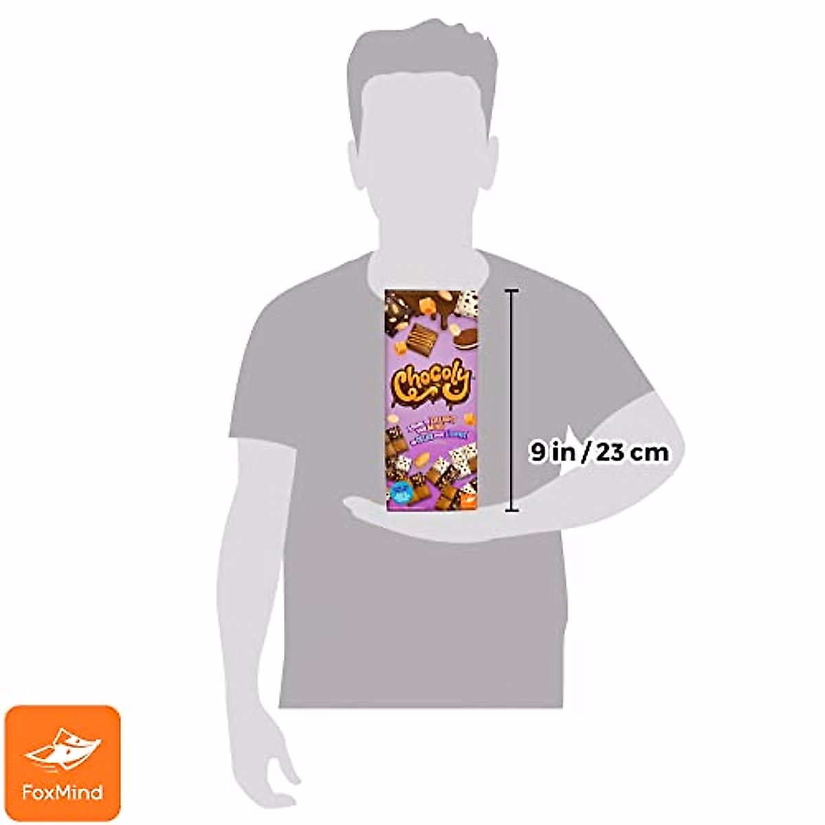 Foxmind Games: Chocoly, a Calorie Free Logic Game, Chocolate Tile Laying Game, up to 4 Players, 8 and up.
