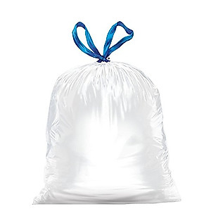 Hefty Strong Tall Kitchen Trash Bags, Unscented, 13 Gallon, 45 Count