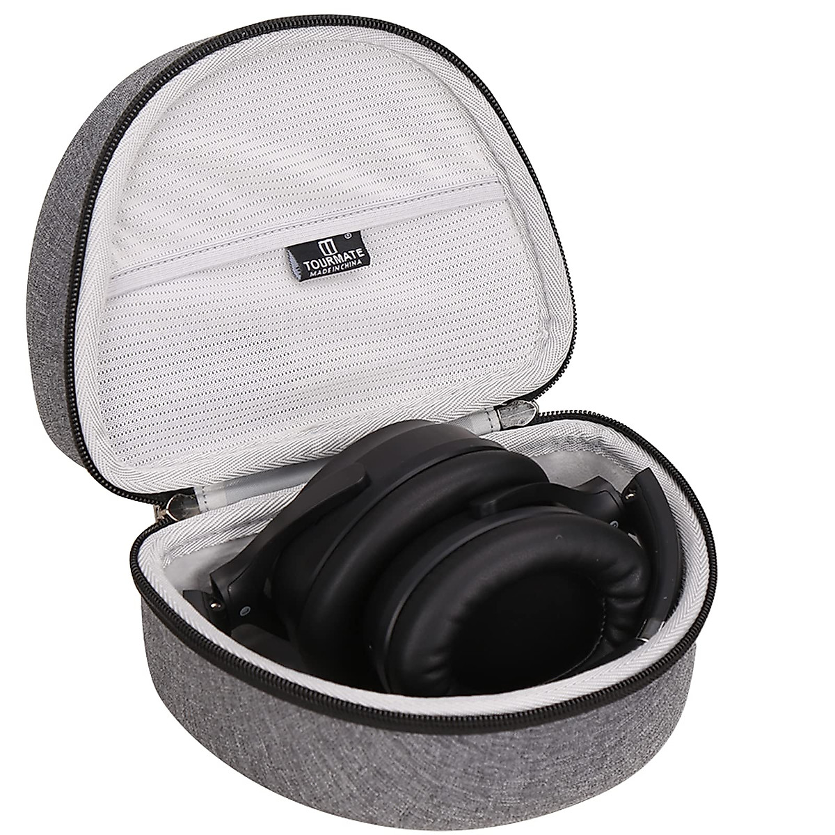 Tourmate Hard Travel Case for Skullcandy Crusher Evo Over-Ear Headphones/HROEENOI JZ02 Headphones/Anker Soundcore Life Q20 Noise Cancelling Headphones (Case Only)