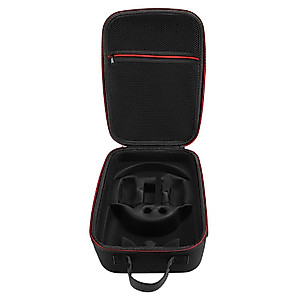 Summer Enjoyment Meiyya Vertical Storage Bag with Comfortable Handle VR Headset Protective Case with Shoulder Strap for Travel Gaming Oculus Quest VR Glass(Black)