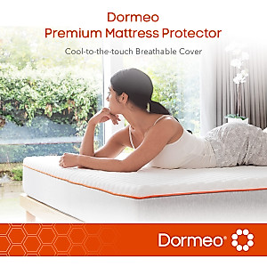 Dormeo Twin Mattress Topper and Premium Waterproof Mattress Protector Bundle