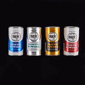 Soft Sheen Carson Magic Regular Strength Shaving Powder Blue 5Oz/142G by Magic