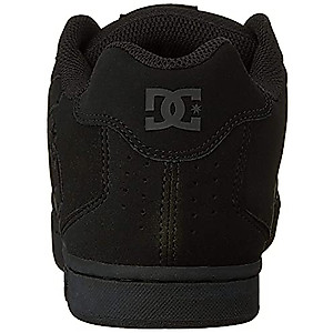 DC mens Net Skate Shoe, Black/Black/Black, 9 US